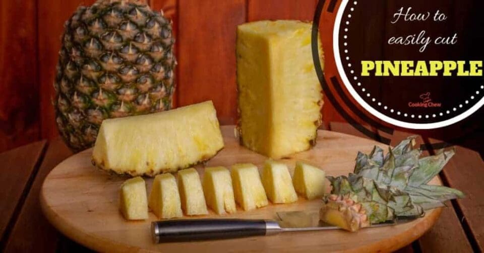 How to Cut a Whole Pineapple Into Chunks or Rings