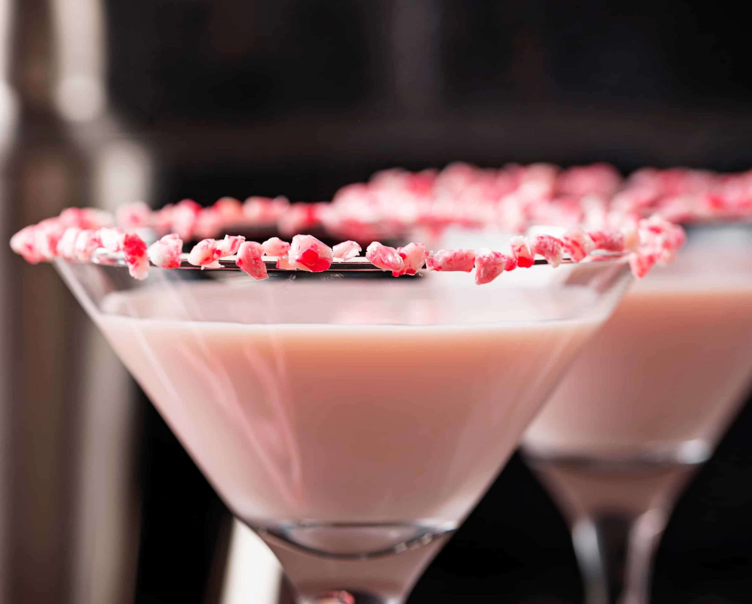 How to Make Festively Delicious Peppermint Martinis
