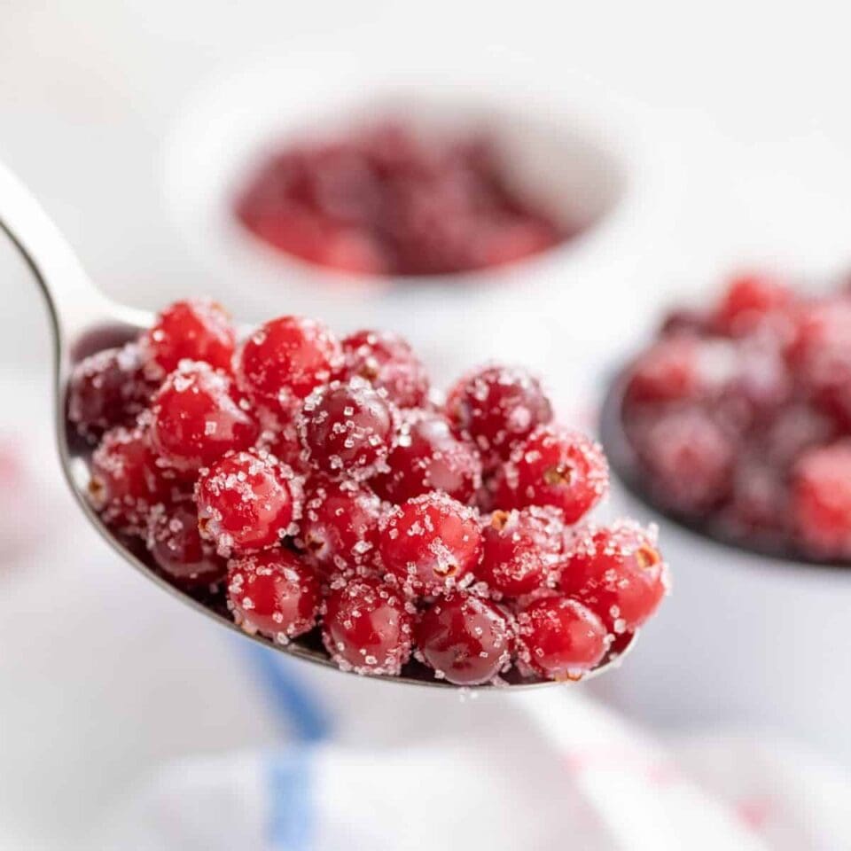 How to Make Sugar Coated Cranberries