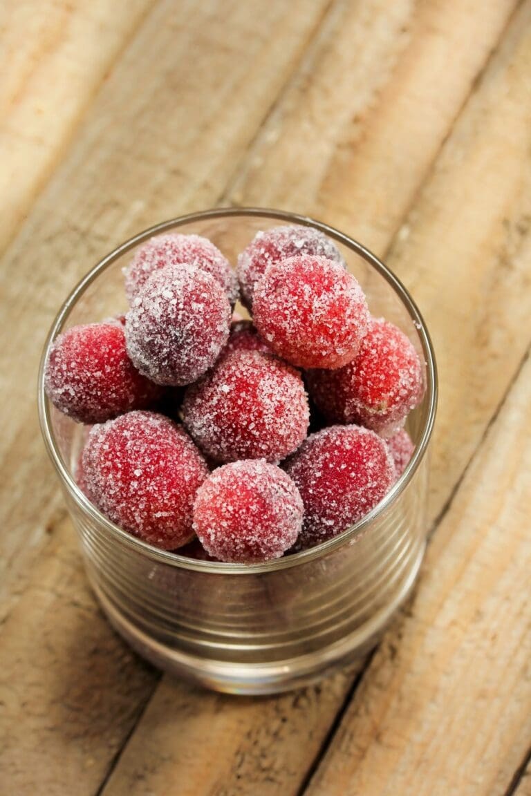 How to Make Sugar Coated Cranberries
