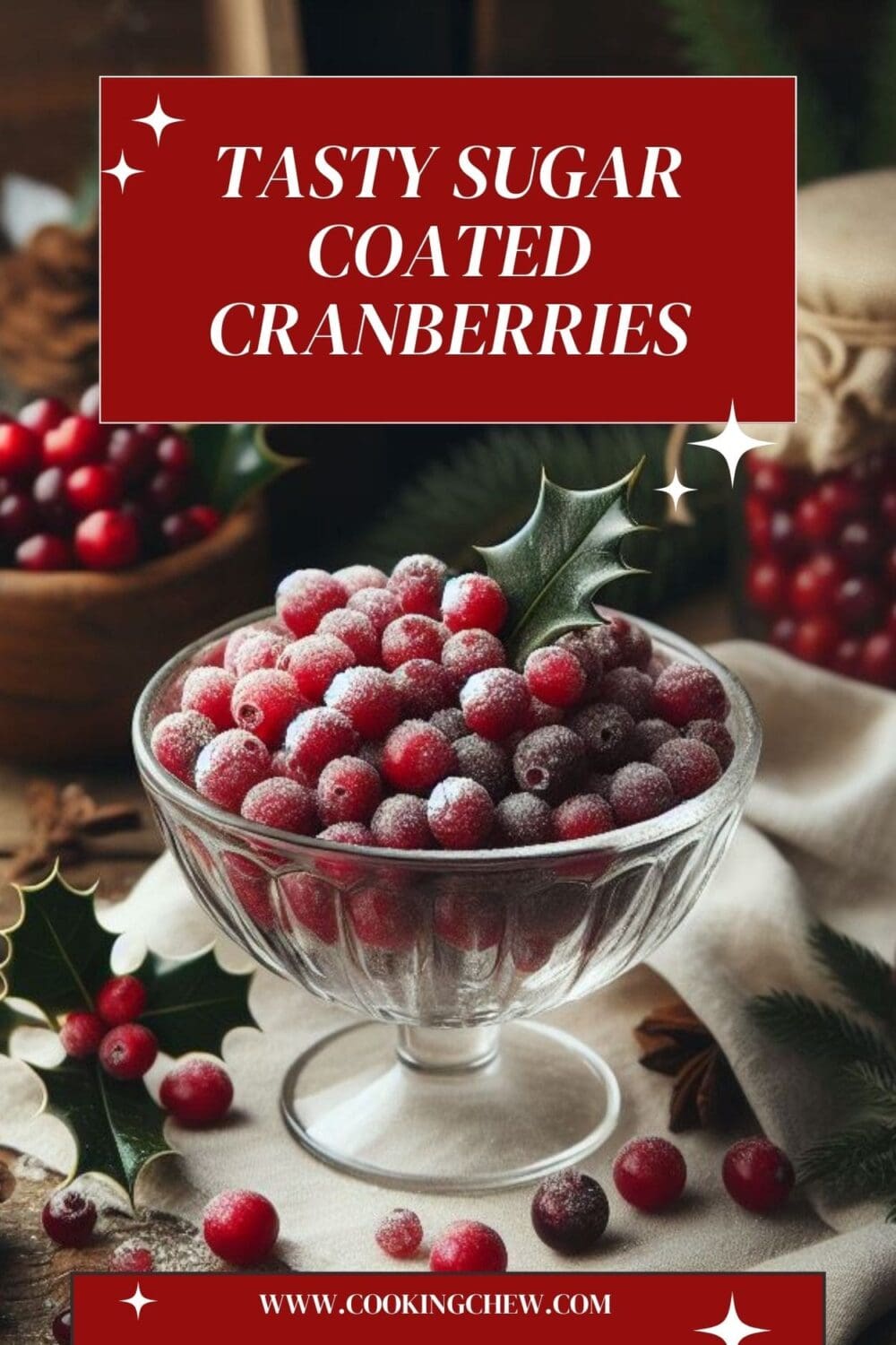 How to Make Sugar Coated Cranberries