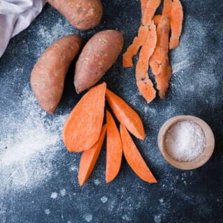 How to cut sweet potatoes (Dice, Slice and Julienne)