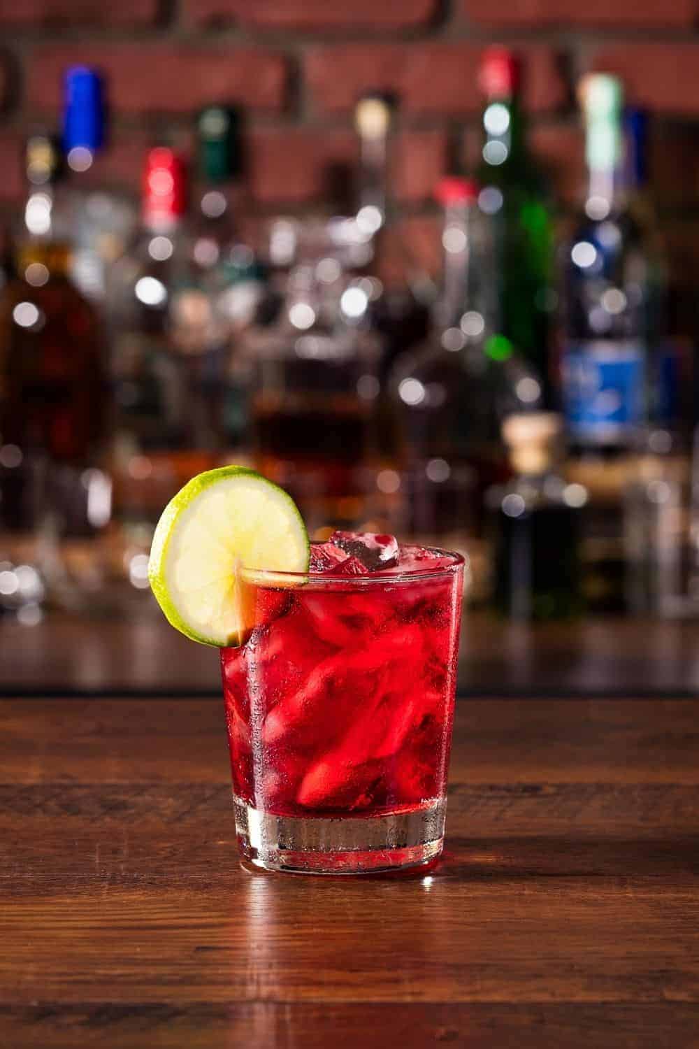 Sparkling vodka cranberry cocktail (The best recipe in the bunch!)