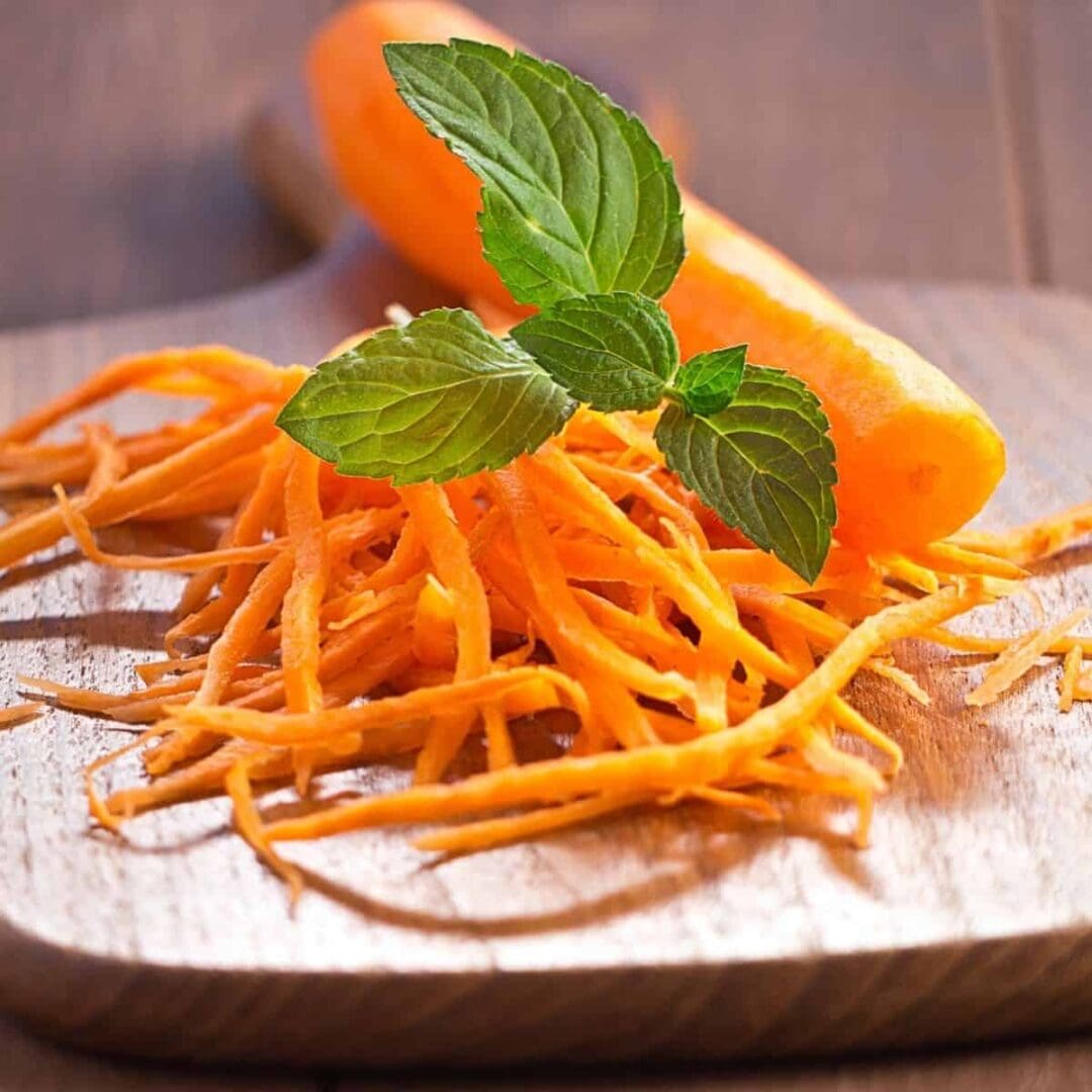 how to julienne a carrot