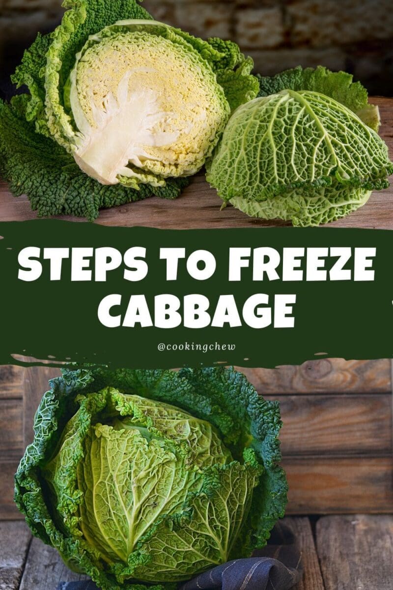 How to freeze cabbage (Blanching or without blanching)