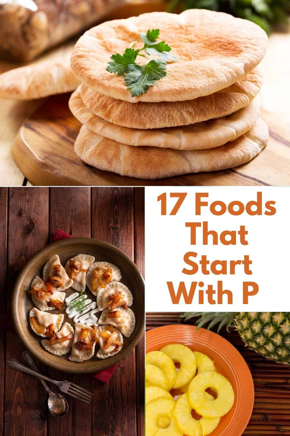 Foods that start with P
