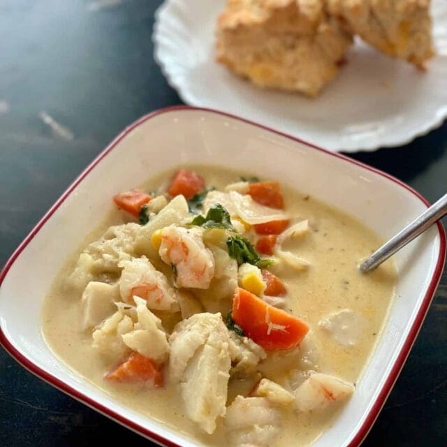 Seafood Chowder Recipe | Chunky & Creamy With A Light Sipping Broth
