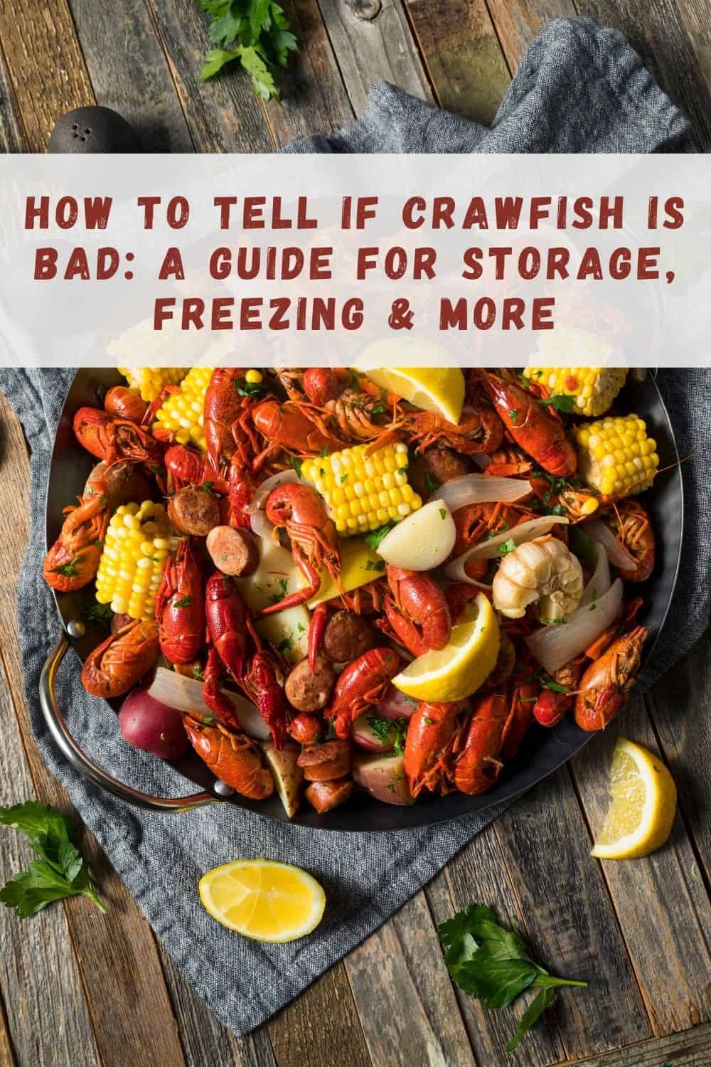 How To Tell If Crawfish Is Bad: A Guide For Storage, Freezing & More