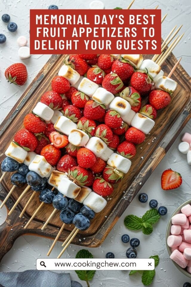 25 Best Fruit Appetizers: Add A Splash Of Color To Your Party!🍉