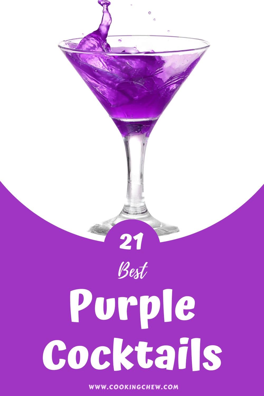 21 BEST Purple Cocktails: Elegant Beautifully Made Cocktails! 💜