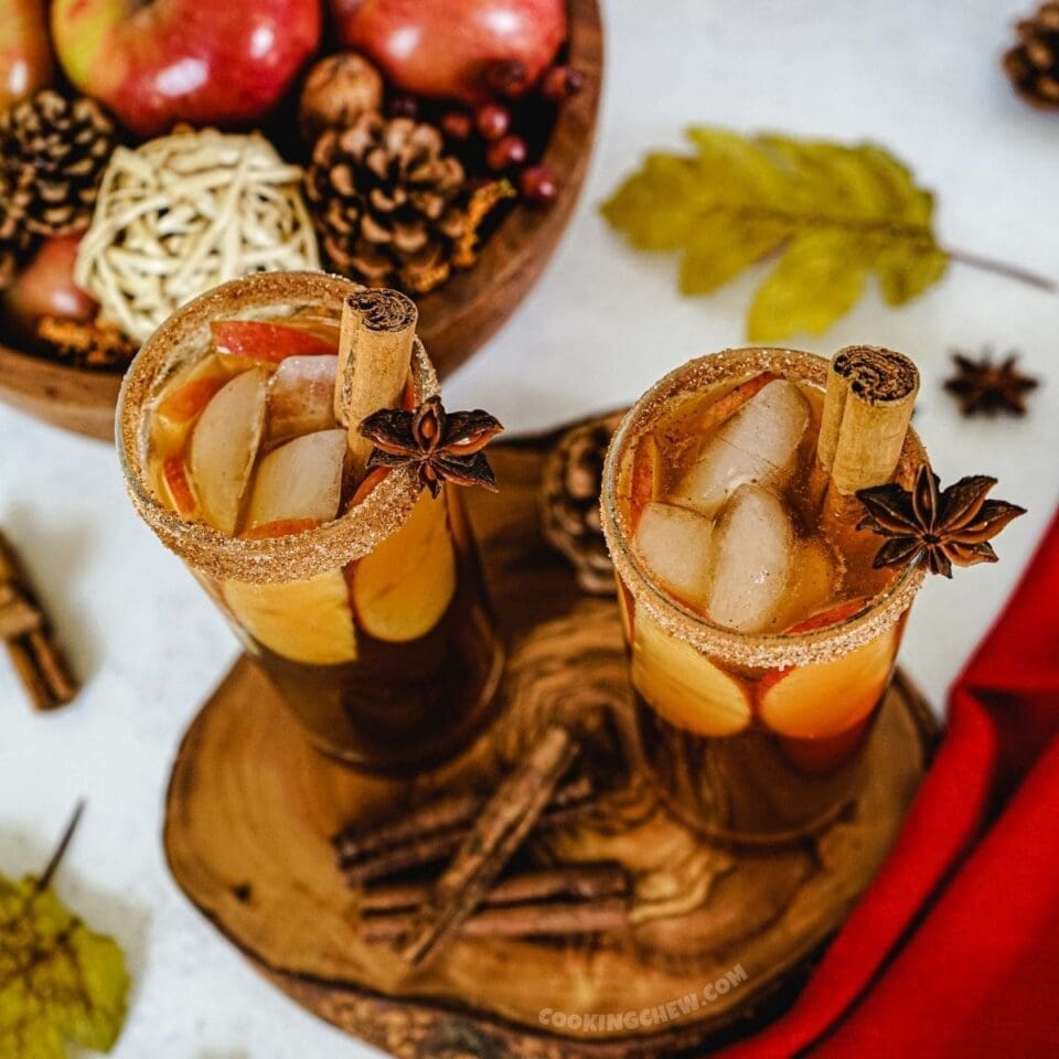 Apple Rum Fizz Cocktail Recipe