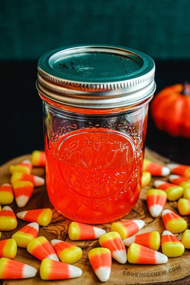Easy Candy Corn Vodka