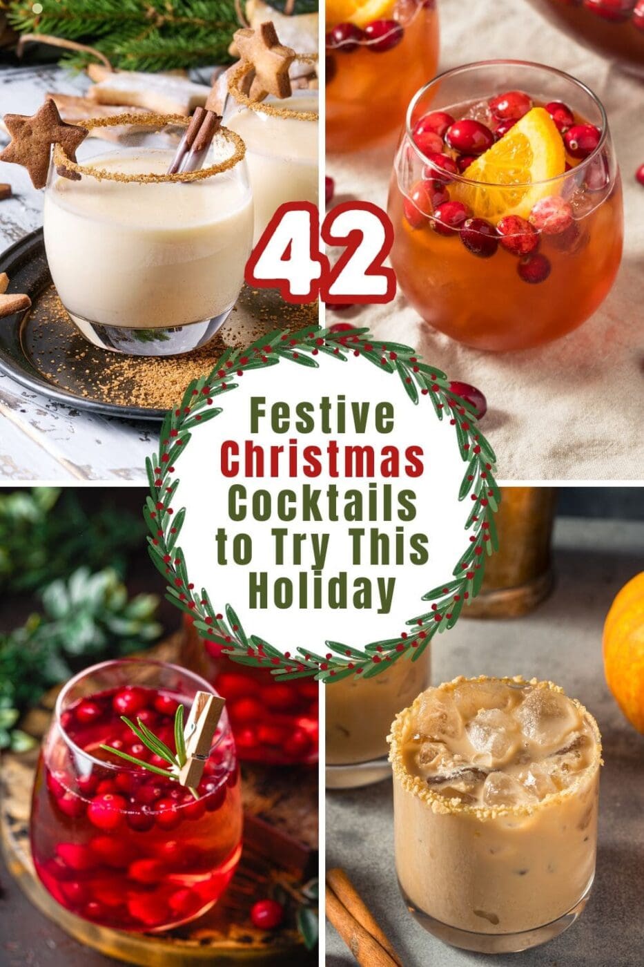 42 Easy Christmas Cocktails🍸 Boozy Drinks You'll Love!🎄