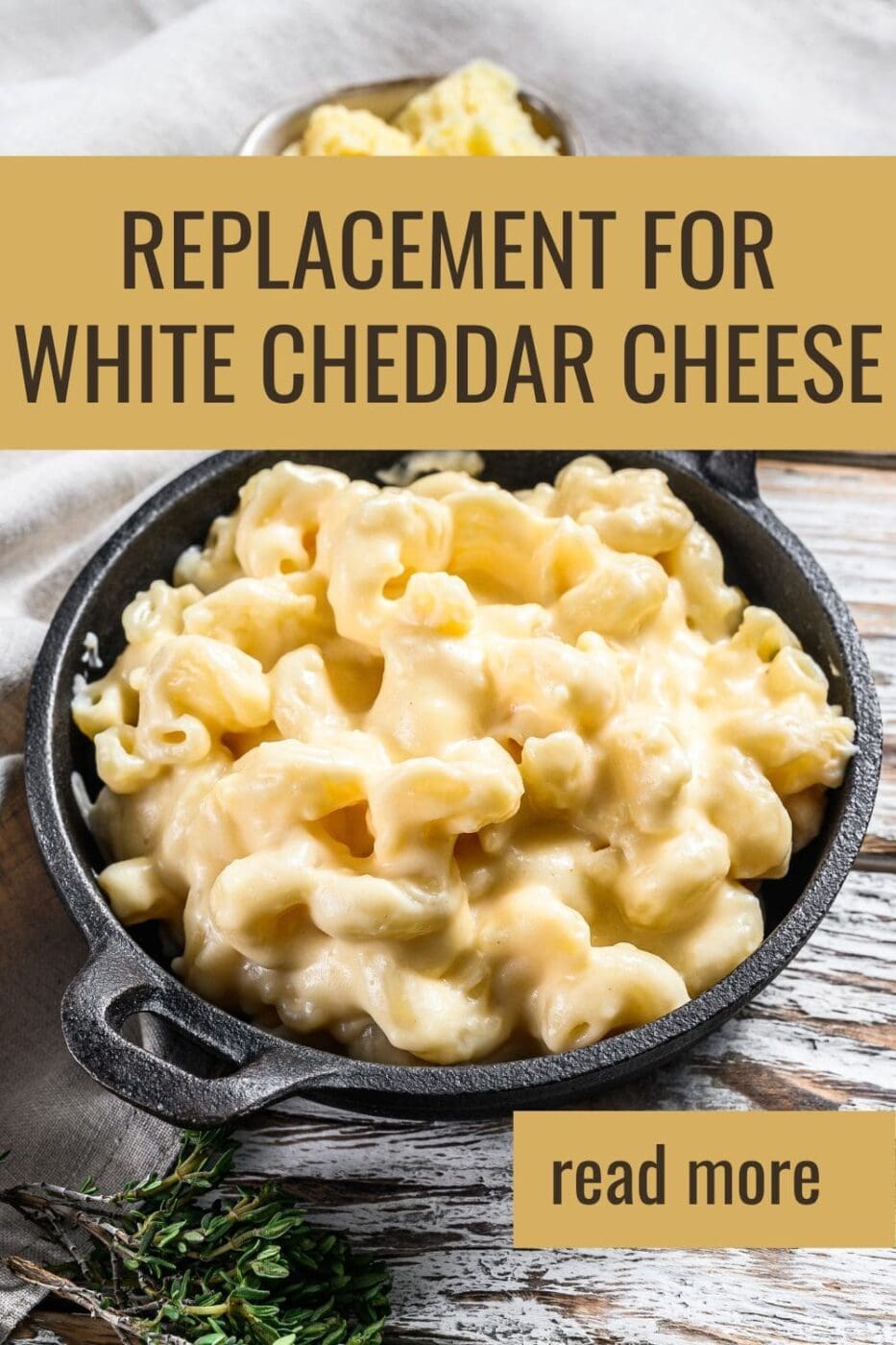 Substitute For White Cheddar Cheese