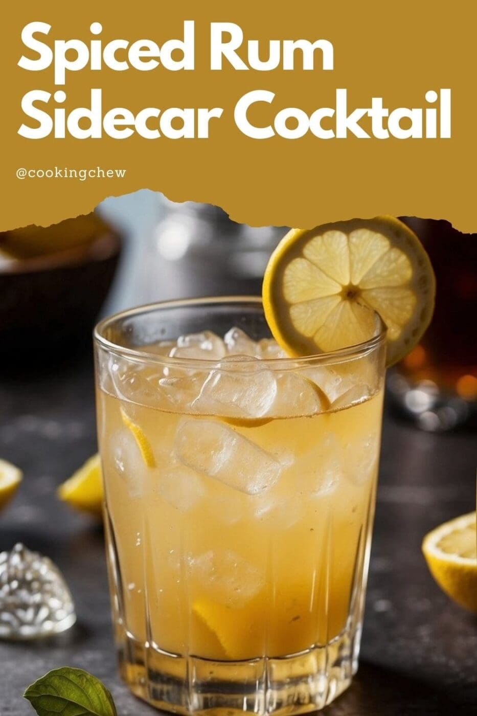 Spiced Rum Sidecar Recipe: A Cozy Cocktail of Sweet, Spice & Citrus