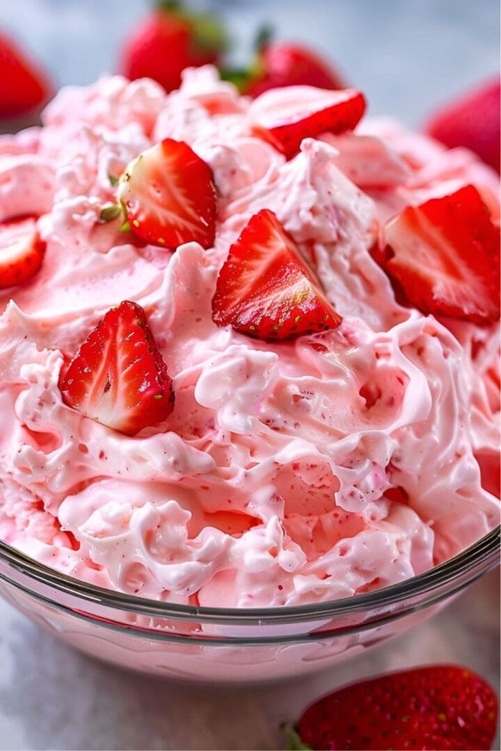 Light and Creamy Strawberry Fluff Recipe