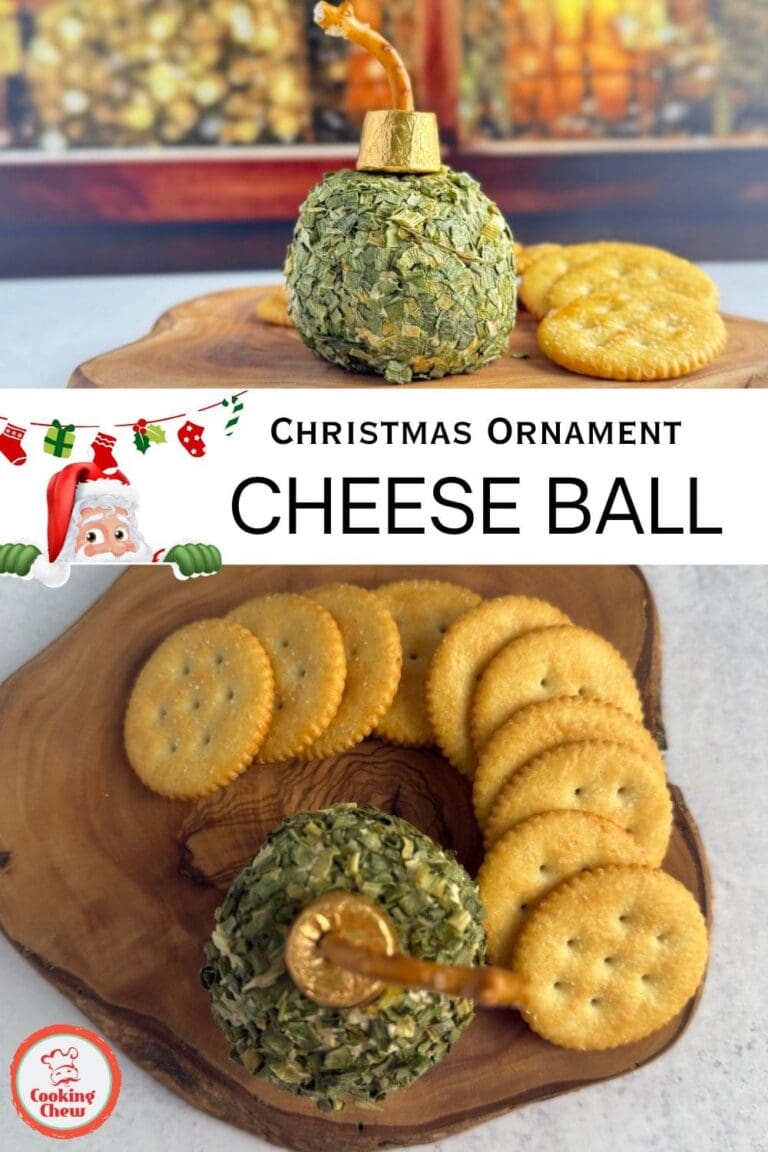 Easy Ornament Cheese Ball - Perfect Christmas Appetize