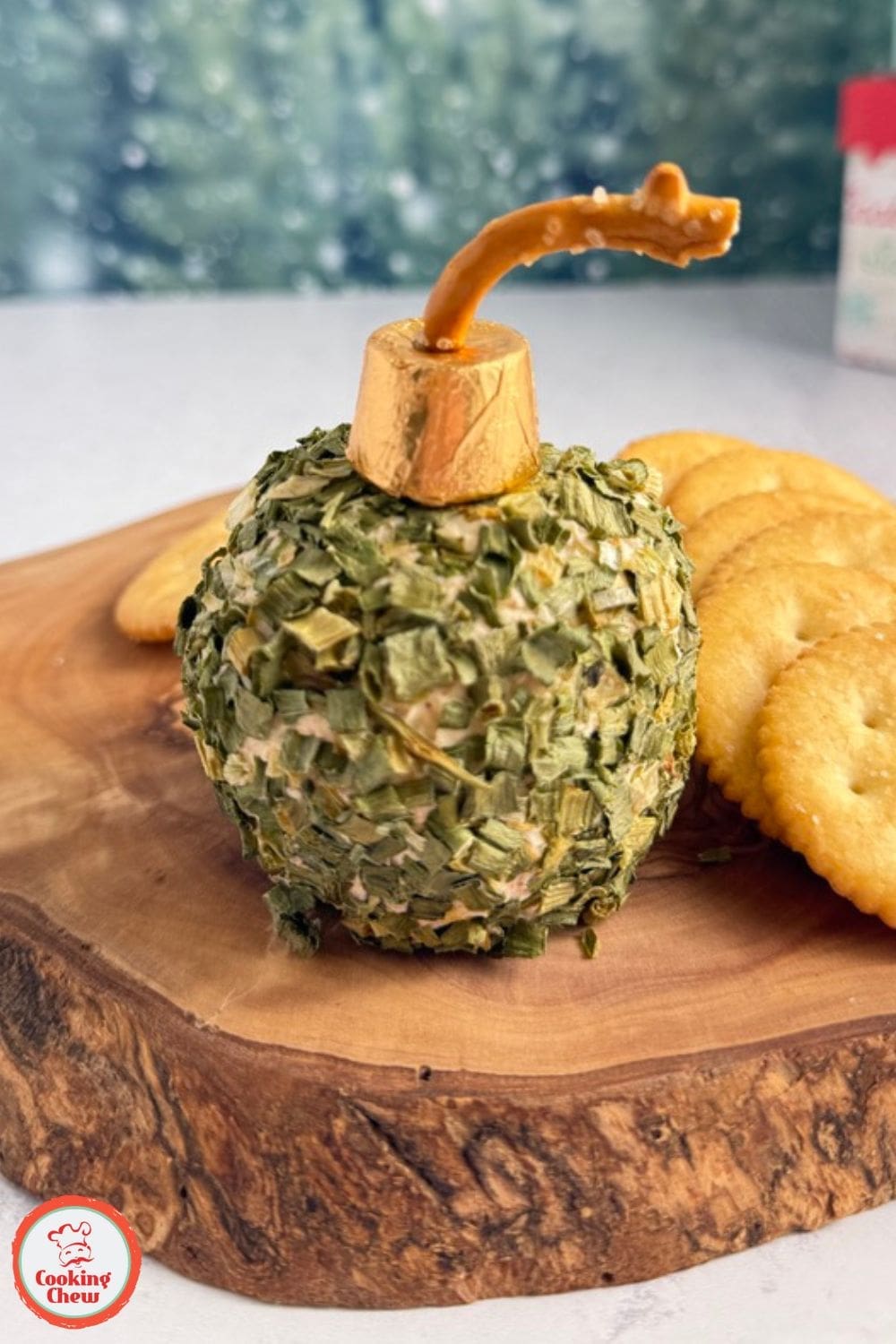 Easy Ornament Cheese Ball - Perfect Christmas Appetize