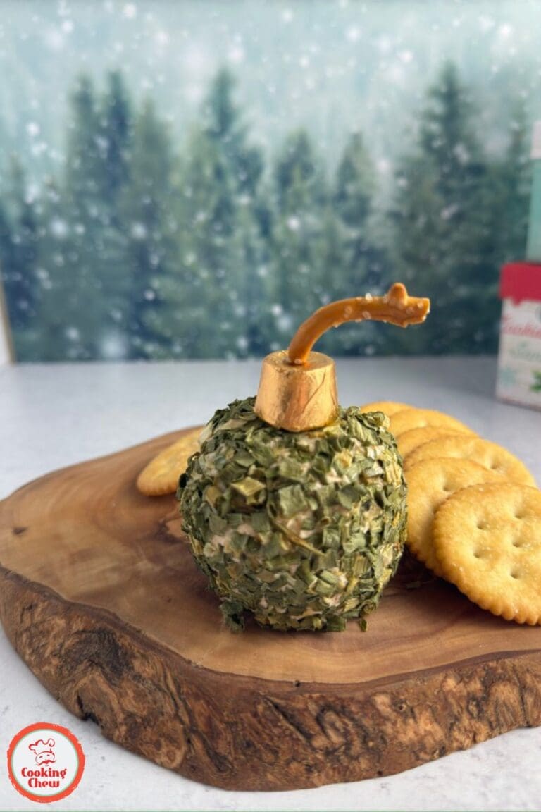 Easy Ornament Cheese Ball - Perfect Christmas Appetize