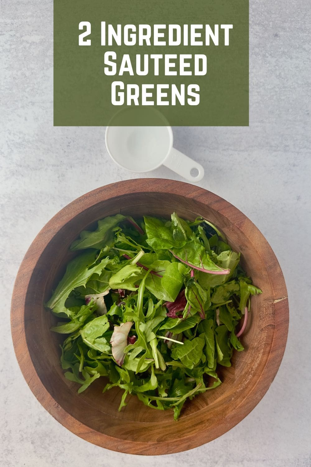 Easy 2-Ingredient Sautéed Greens - Simple, Healthy Side Dish