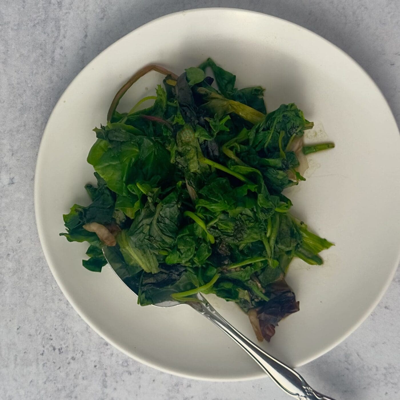 Easy 2-Ingredient Sautéed Greens - Simple, Healthy Side Dish
