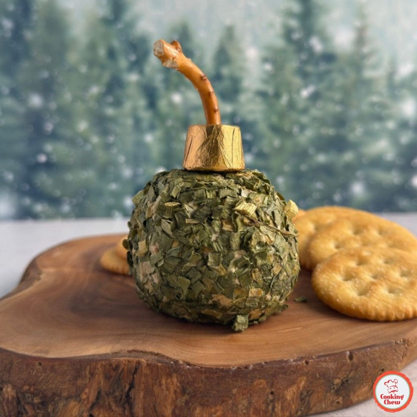 Easy Ornament Cheese Ball - Perfect Christmas Appetize