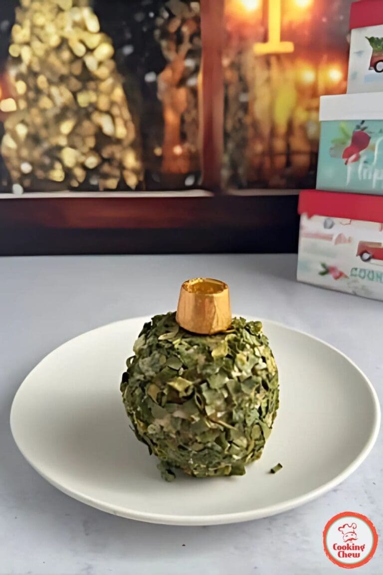 Easy Ornament Cheese Ball - Perfect Christmas Appetize
