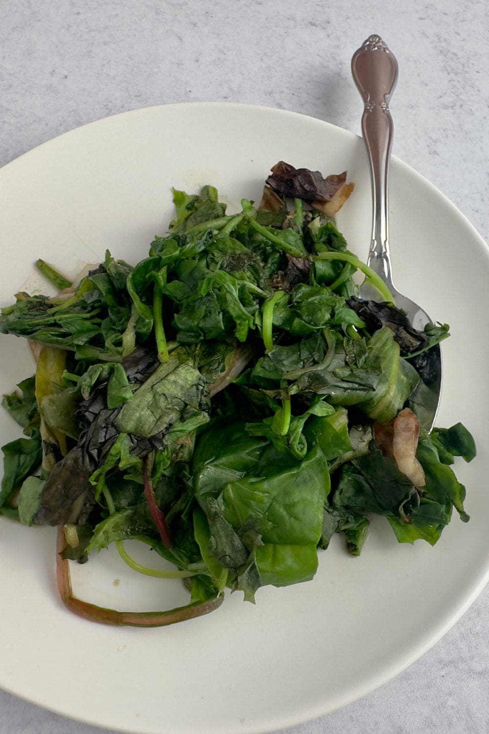 Easy 2-Ingredient Sautéed Greens - Simple, Healthy Side Dish
