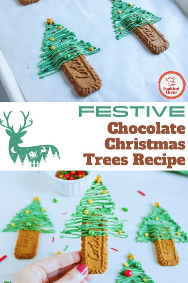 Chocolate Christmas Trees – Easy No-Bake Holiday Dessert