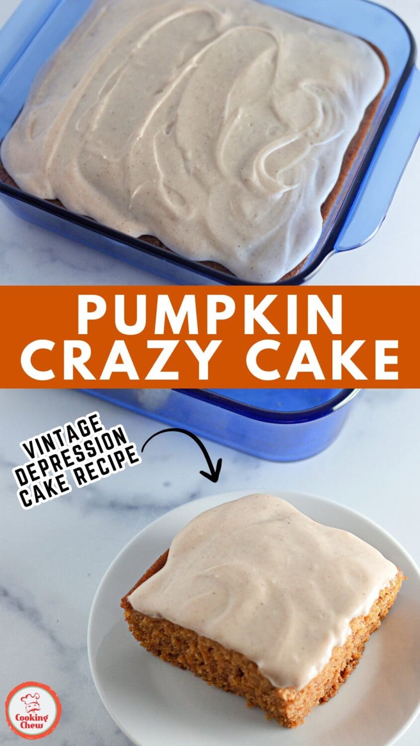 Pumpkin Crazy Cake Recipe – Easy Egg-Free & Dairy-Free Cake
