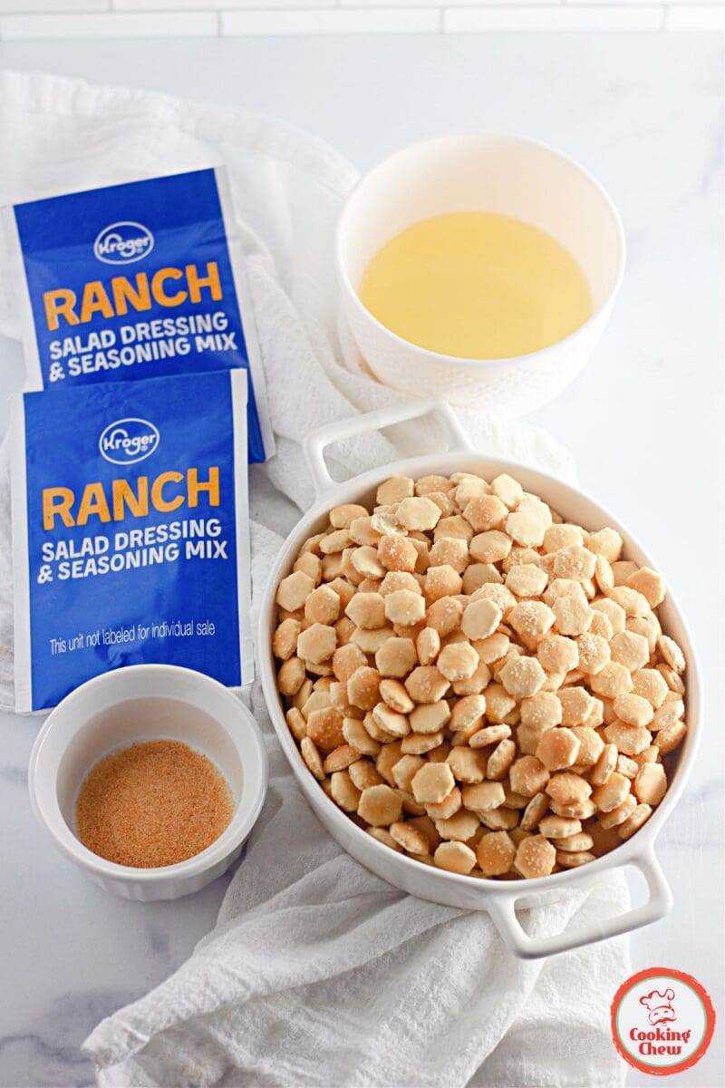 Easy Ranch Oyster Crackers Recipe - Zesty & Crunchy Snack