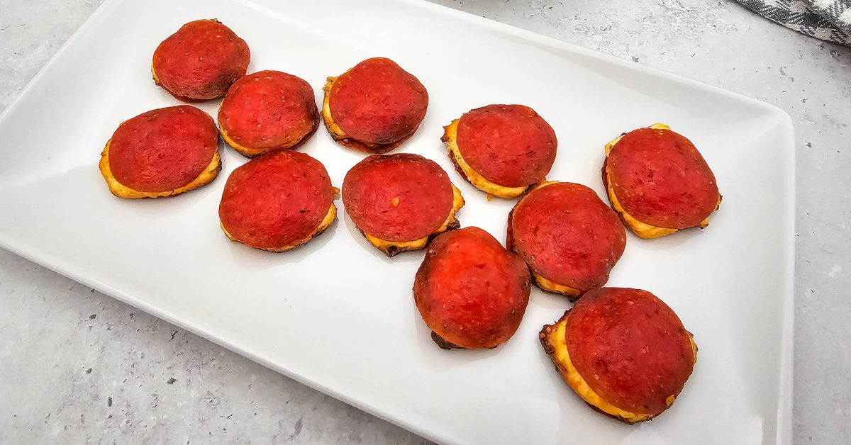 Cream Cheese Pepperoni Snack Recipe - Low Carb Appetizer | CookingChew