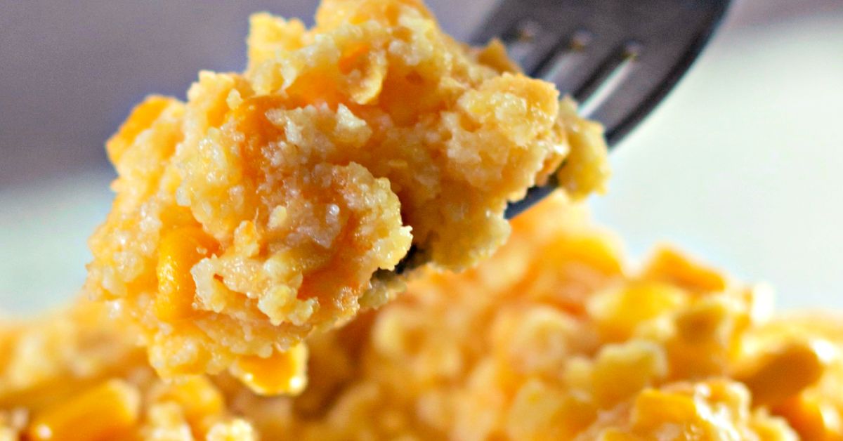 Cornbread Casserole in a Slow Cooker - Cooking Chew