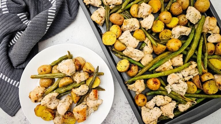 Sheet Pan Ranch Chicken and Veggies